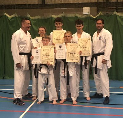 News - Five New Black Belts For The SEKF - Freestyle Combat Karate