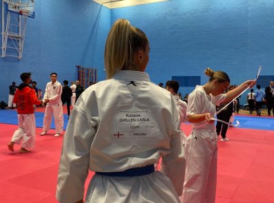 News - Carla Rudkin-Guillen Wins Gold at the Commonwealth Karate ...